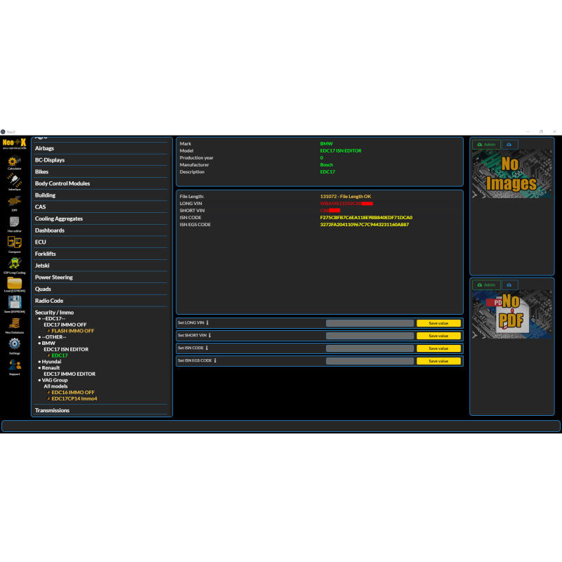 Ecu Service - NeoX - online software